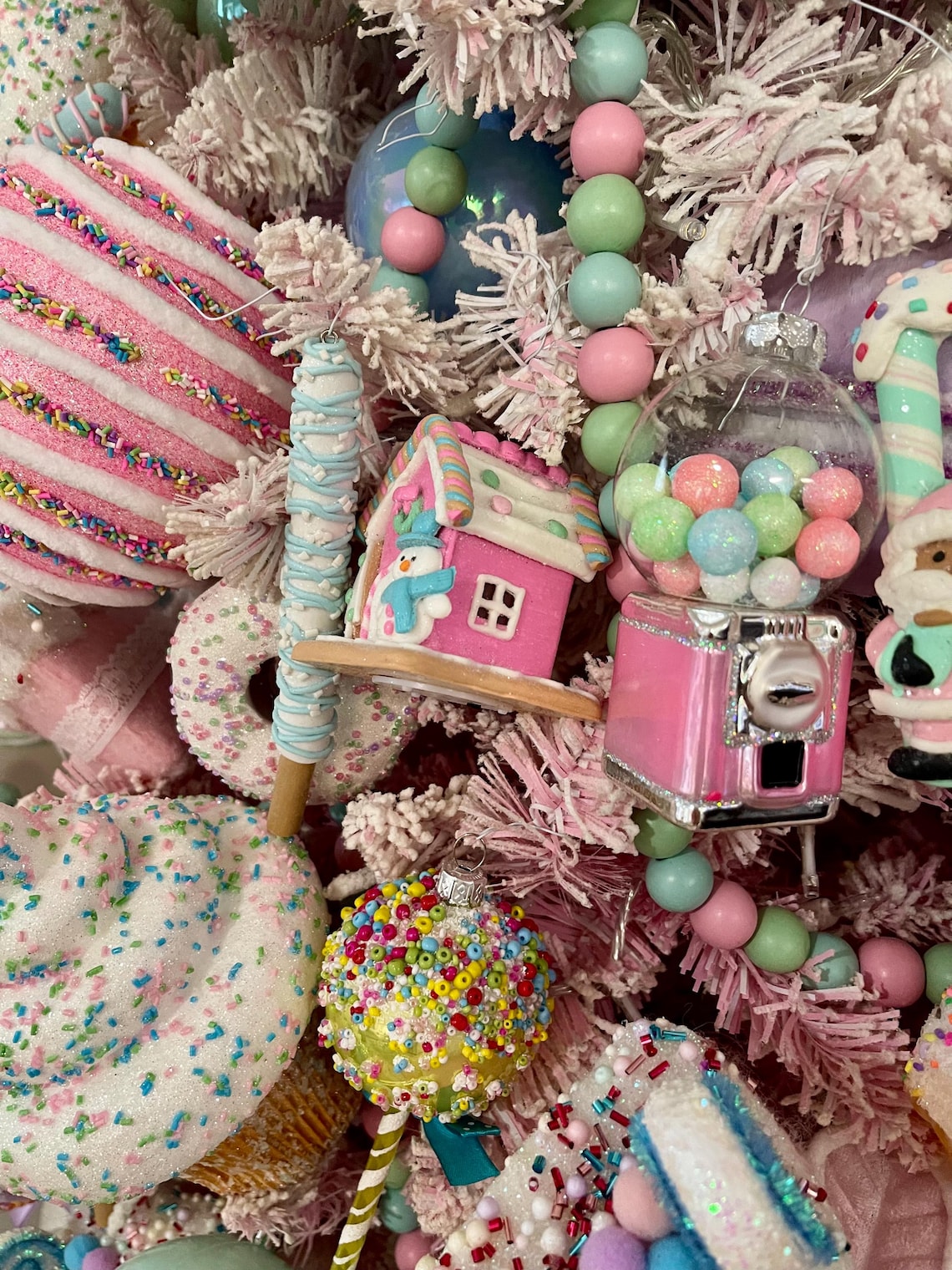 Candyland Christmas Tree Kit Sweets Tree Ribbon and Sprays Candy Tree ...