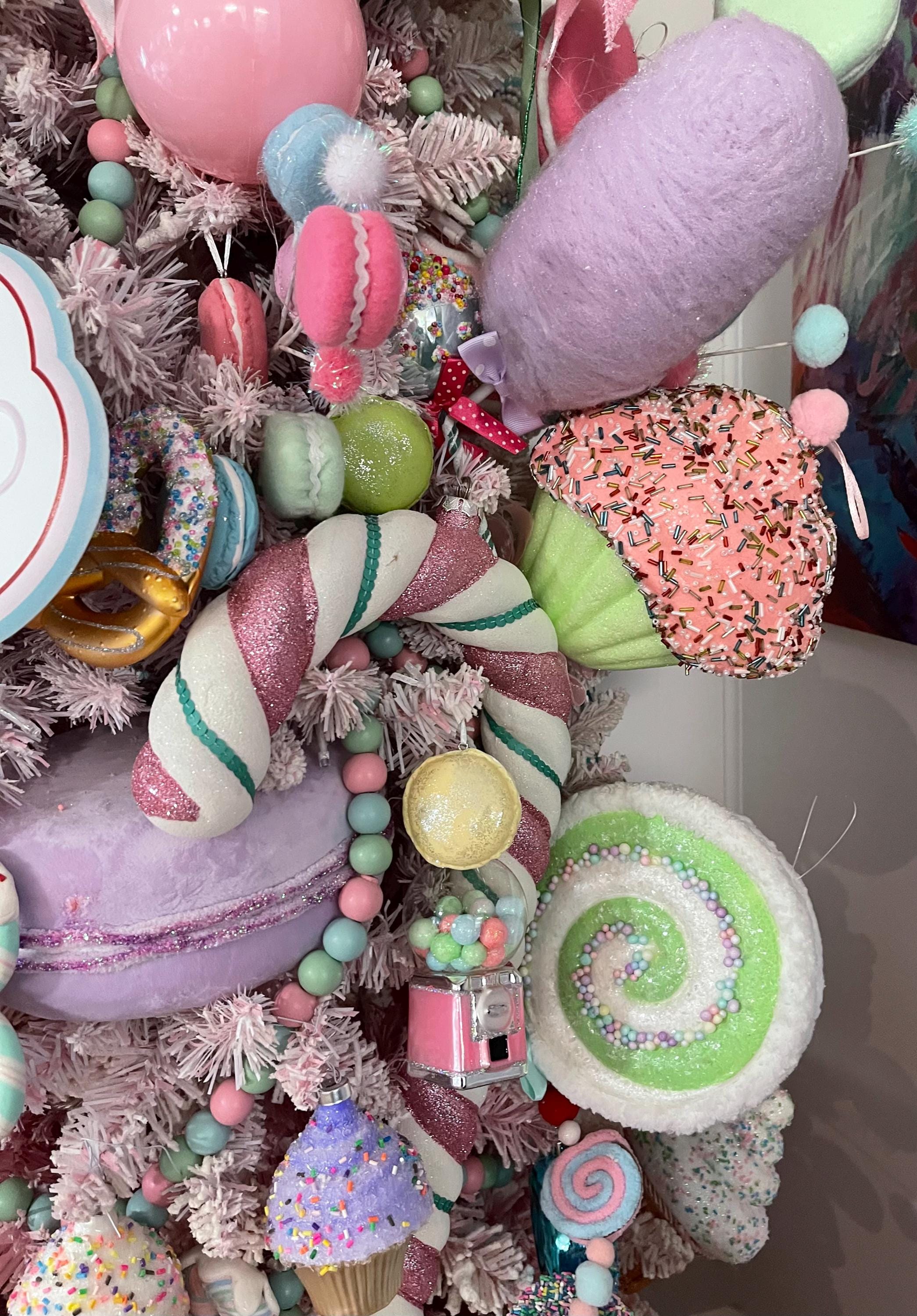 Candyland Christmas Tree Kit Sweets Tree Ribbon and Sprays Candy Tree ...