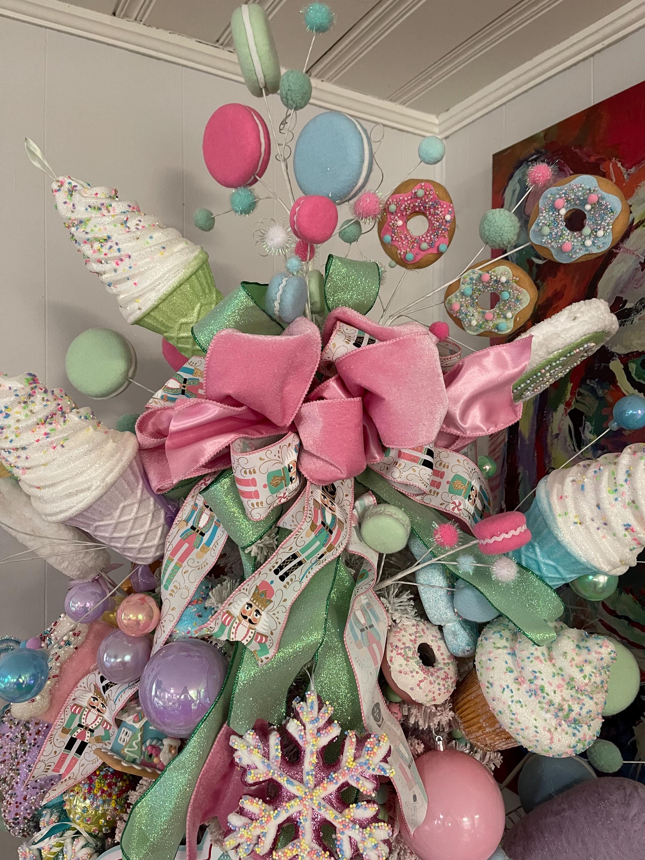 Candyland Christmas Tree Kit Sweets Tree Ribbon and Sprays Candy Tree ...