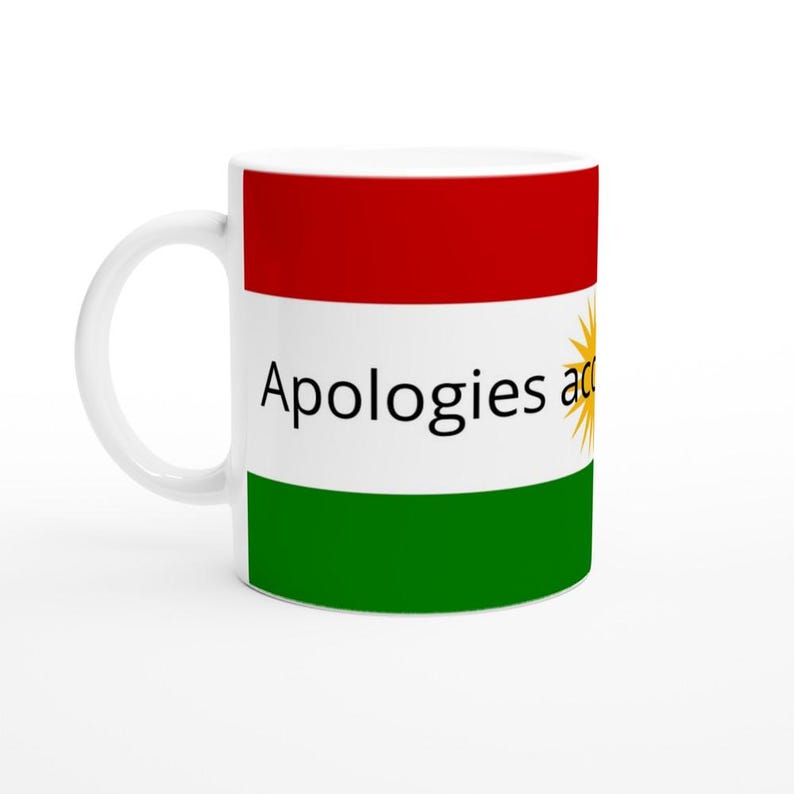 Kurdistan Meme Mug | Kurdish Mugs | Kurdistan Gifts - Etsy