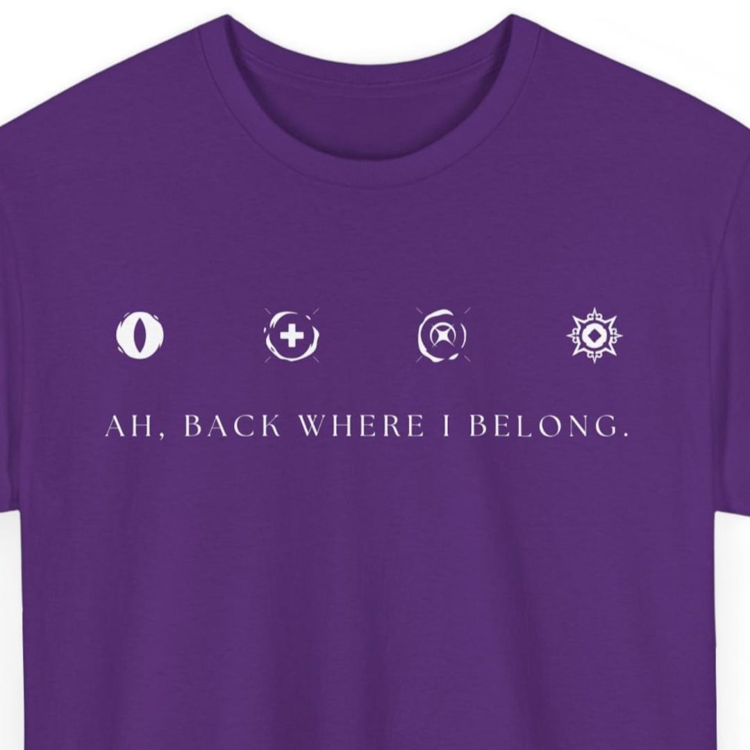 Reyna Valorant Character Unisex T-shirt ah, Back Where I Belong Gaming ...