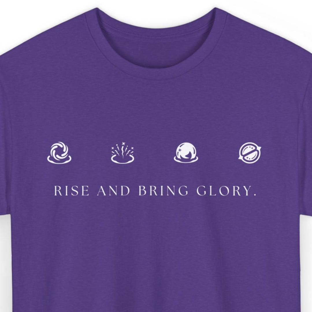Astra Valorant Character Unisex T-shirt rise and Bring Glory Gaming Tee ...