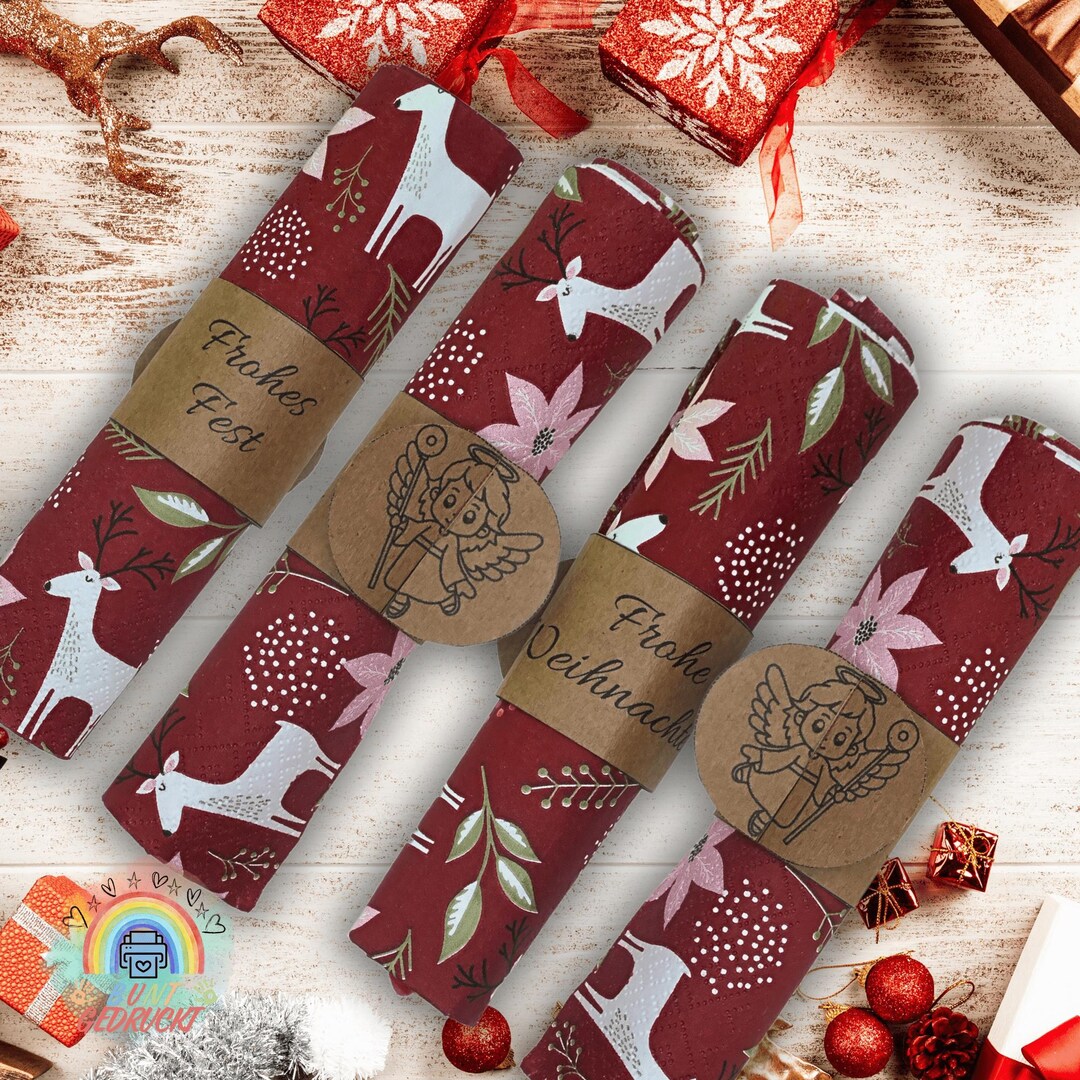 Angel Napkin Holder Christmas DIY Table Decoration to Print Christmas ...