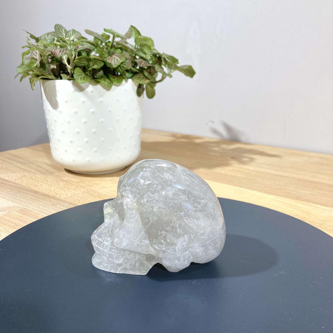 Rock Crystal Skull Handmade Esoteric Sculpture Curious Quartz Circa ...
