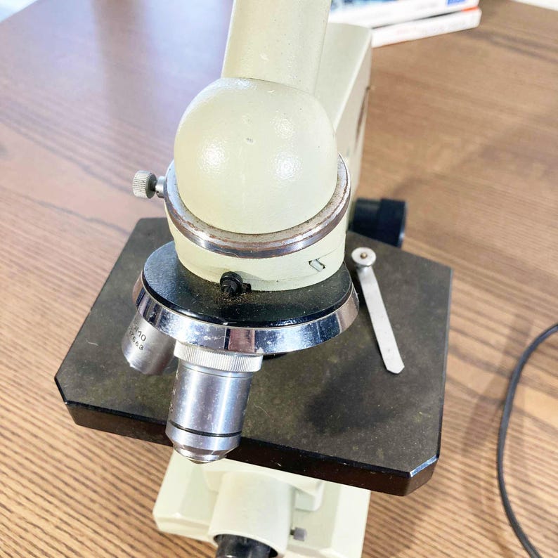 Vintage Jeulin France Microscope • Educational Model From the 70s • Retro Scientific Optical ...