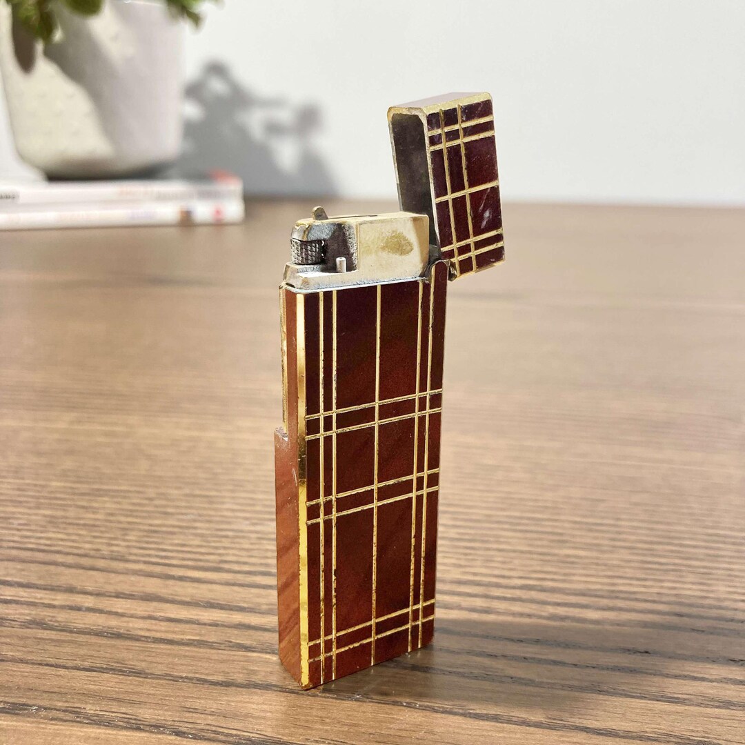 Rare Red and Gold MYON Antique Lighter 1960 - Etsy