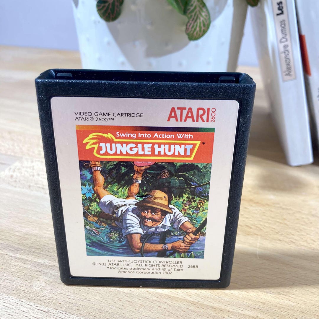 Jungle Hunt for Atari 2600 Cartridge Only, Vintage 1983 Game - Etsy