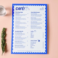 Menu Template - Etsy