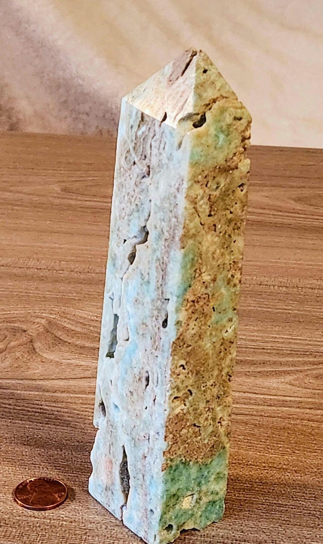 Blue Hemimorphite Crystal Tower - Etsy