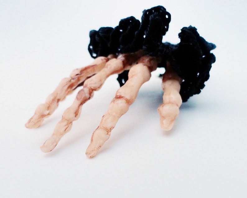 Severed Hand Pin Skeleton Tie Tack Goth Jewelry Fingerless - Etsy
