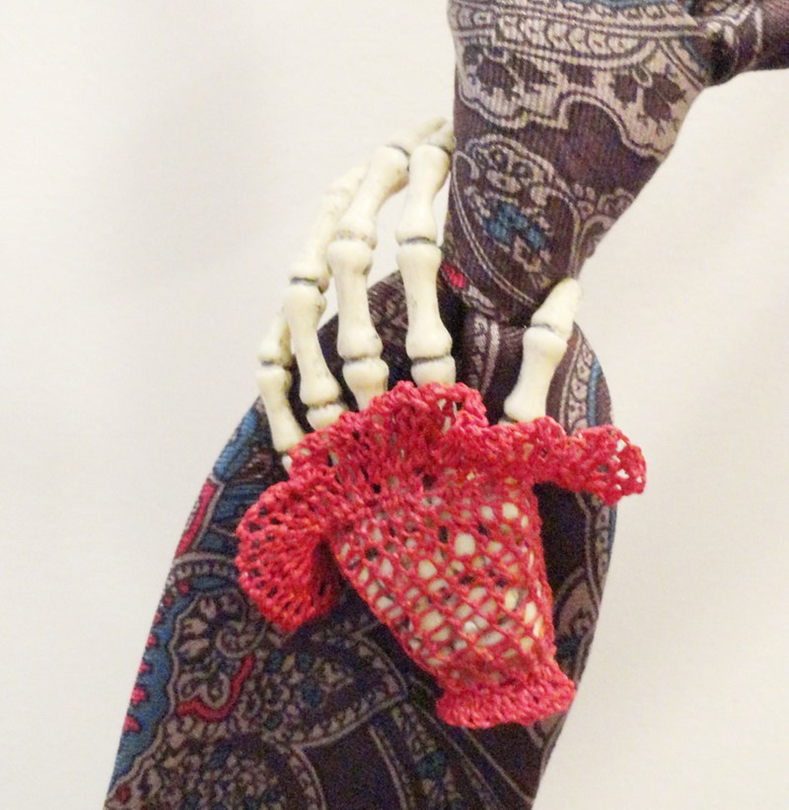 Severed Hand Pin Skeleton Tie Tack Goth Jewelry Fingerless - Etsy