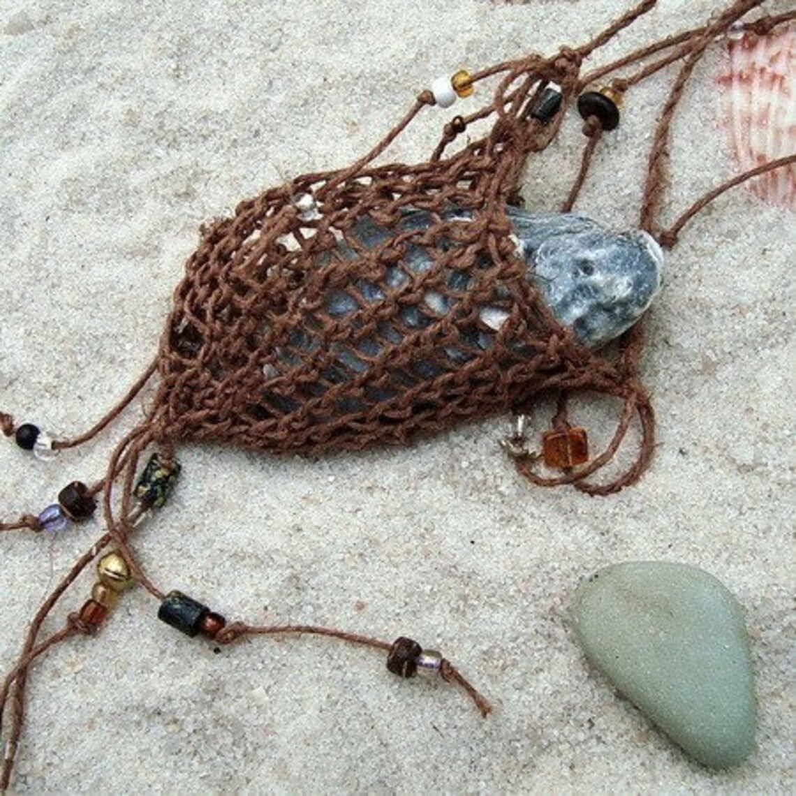Custom Treasure Pouch Necklace: Empty Amulet Bag for Crystals - Etsy