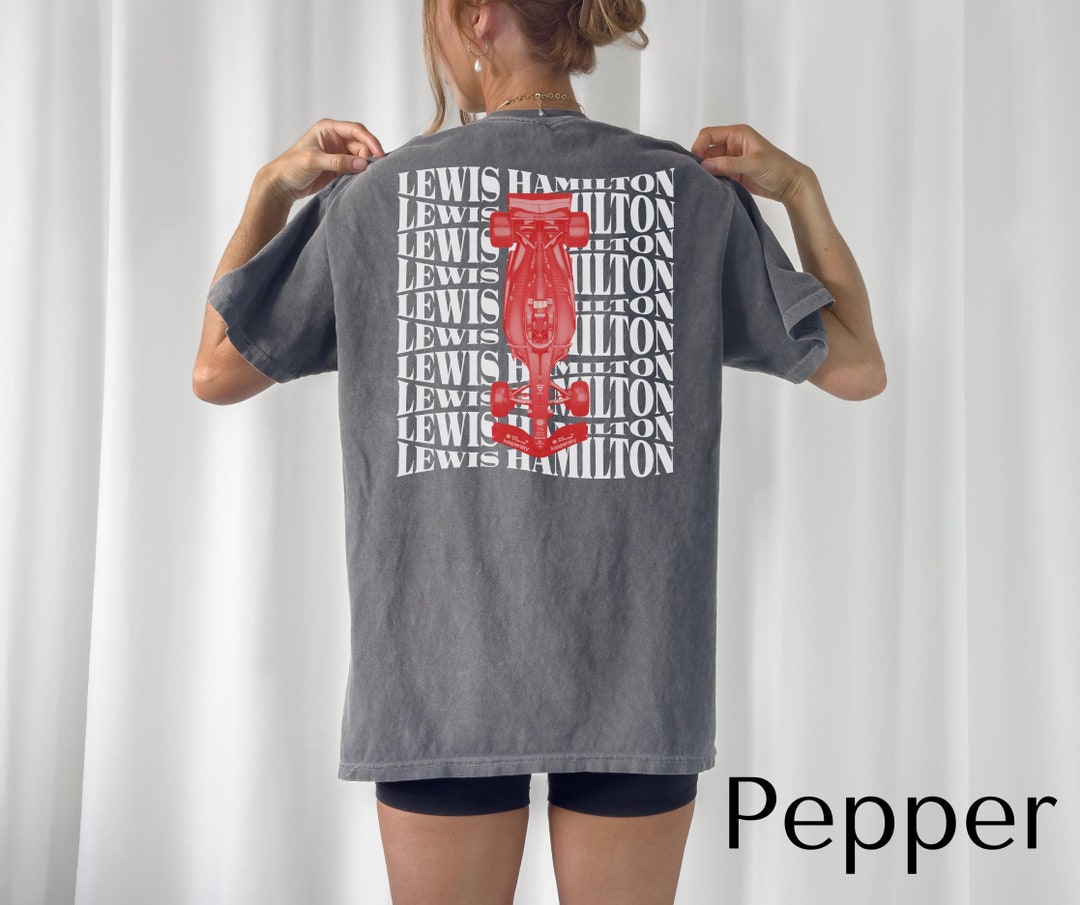 Lewis Hamilton 2025 Ferrari Comfort Color Unisex Tshirt Formula One ...