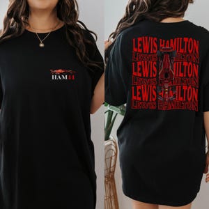 Lewis Hamilton 2025 Ferrari Formula One Gildan 5000 Unisex Tshirt F1 ...