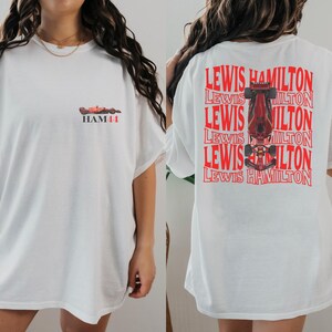 Lewis Hamilton 2025 Ferrari Formula One Gildan 5000 Unisex Tshirt F1 ...