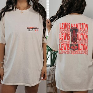 Lewis Hamilton 2025 Ferrari Formula One Gildan 5000 Unisex Tshirt F1 ...