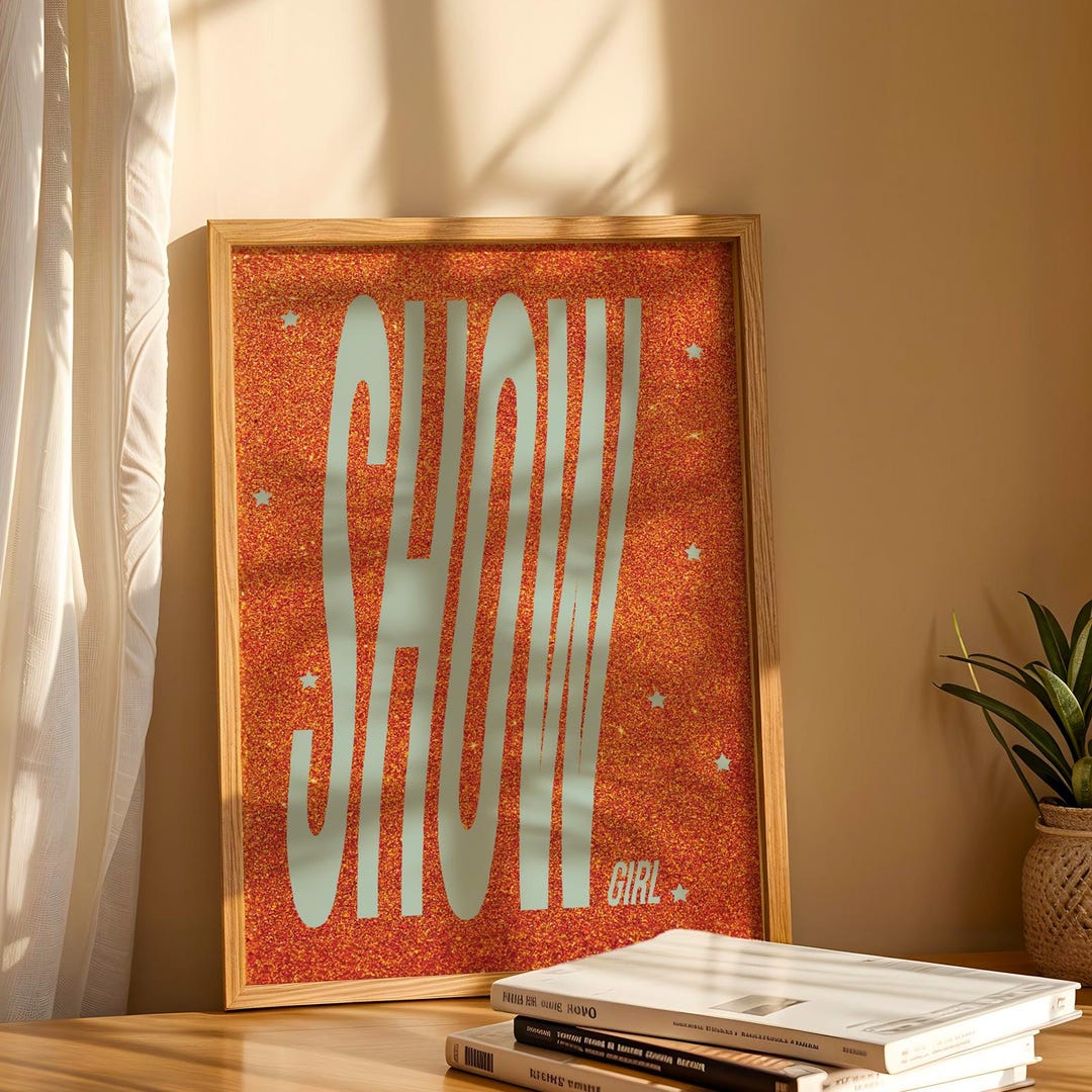 The Life of a Showgirl - Glam Printable Wall Art, Digital Download ...