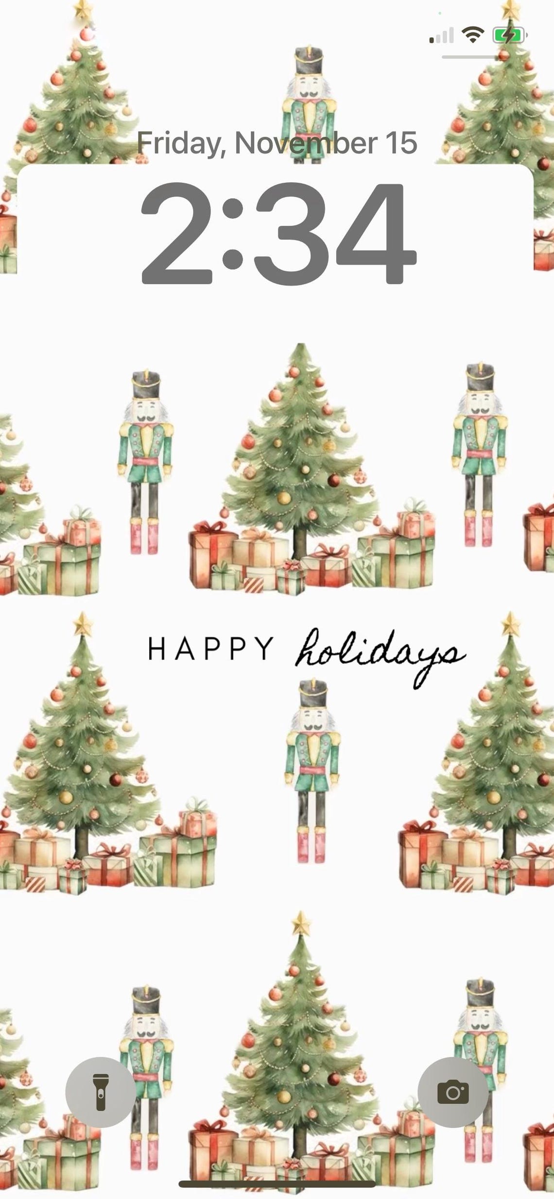 Christmas Lockscreen Wallpaper for Phones Holiday Phone Backgrounds ...