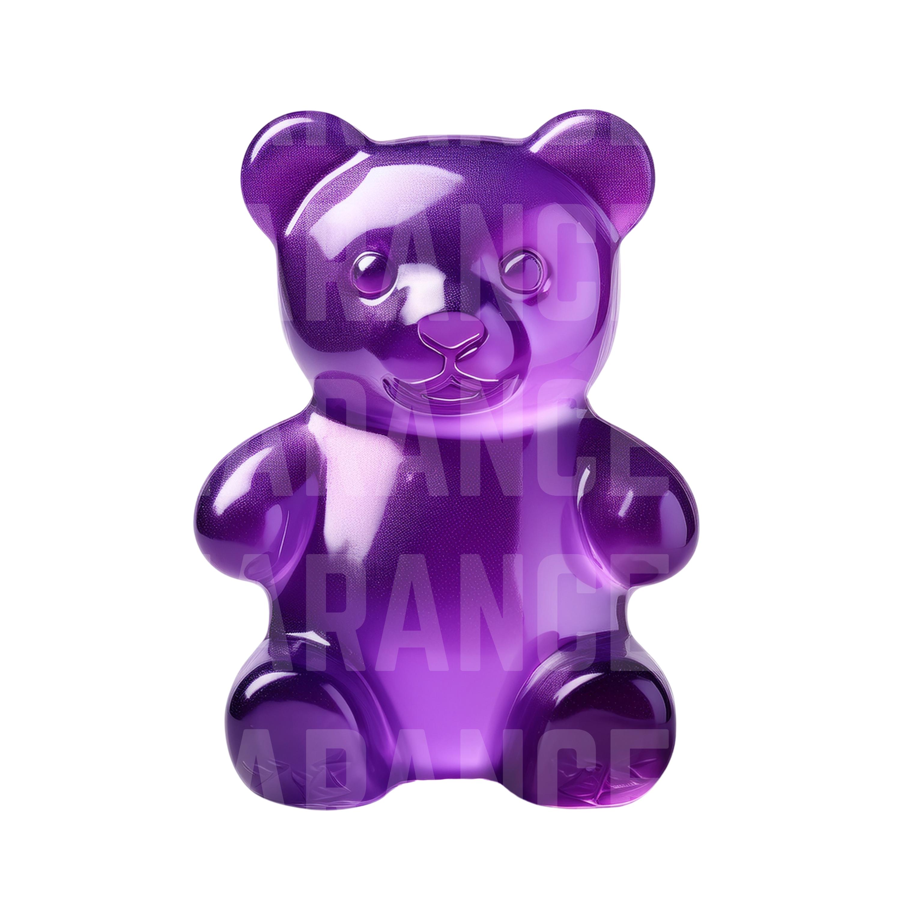 20 Gummy Bears Clipart | Realistic Cute Candy Bear JPG | Colorful ...