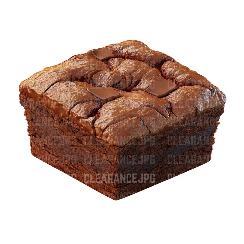 8 Brownie Clipart Png | Realistic Brownie JPG PNG | Digital Download ...