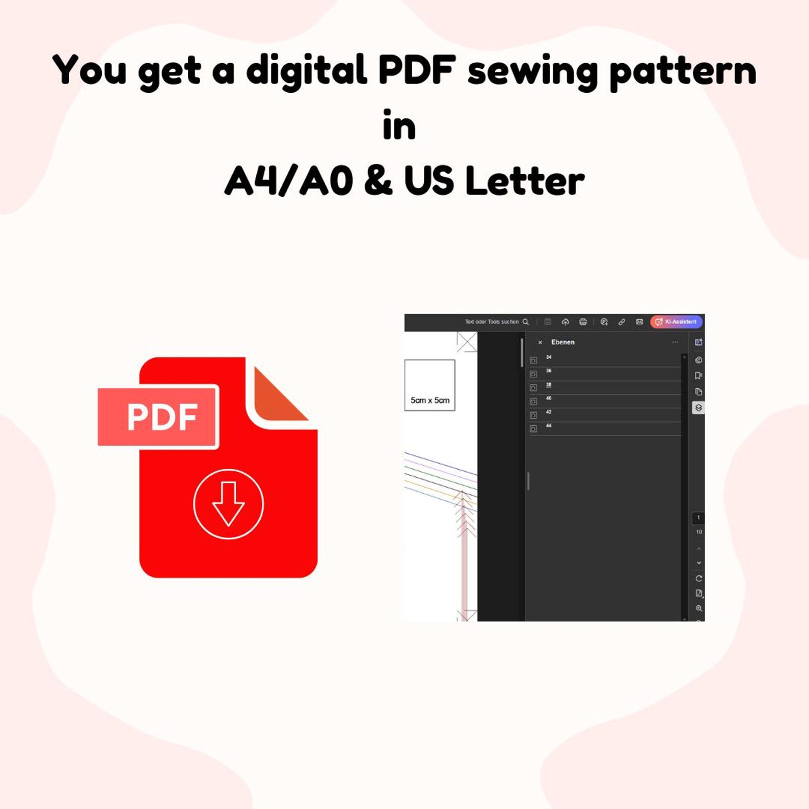 Fitted Buckle Vest Sewing Pattern – PDF Download | Sizes 34–46 | A4, A0 ...