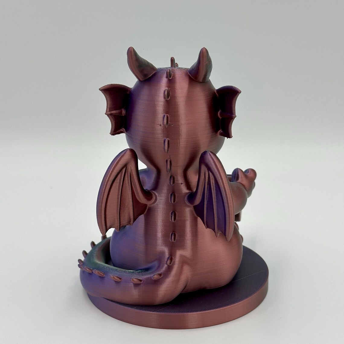 3D Printed Dragon Phone Stand: Whimsical Desk Accessory - Etsy