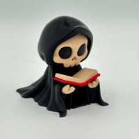 Sitting Ghost With Tea Cup: 3D Printed Book Shelf Decor, Bookish ...