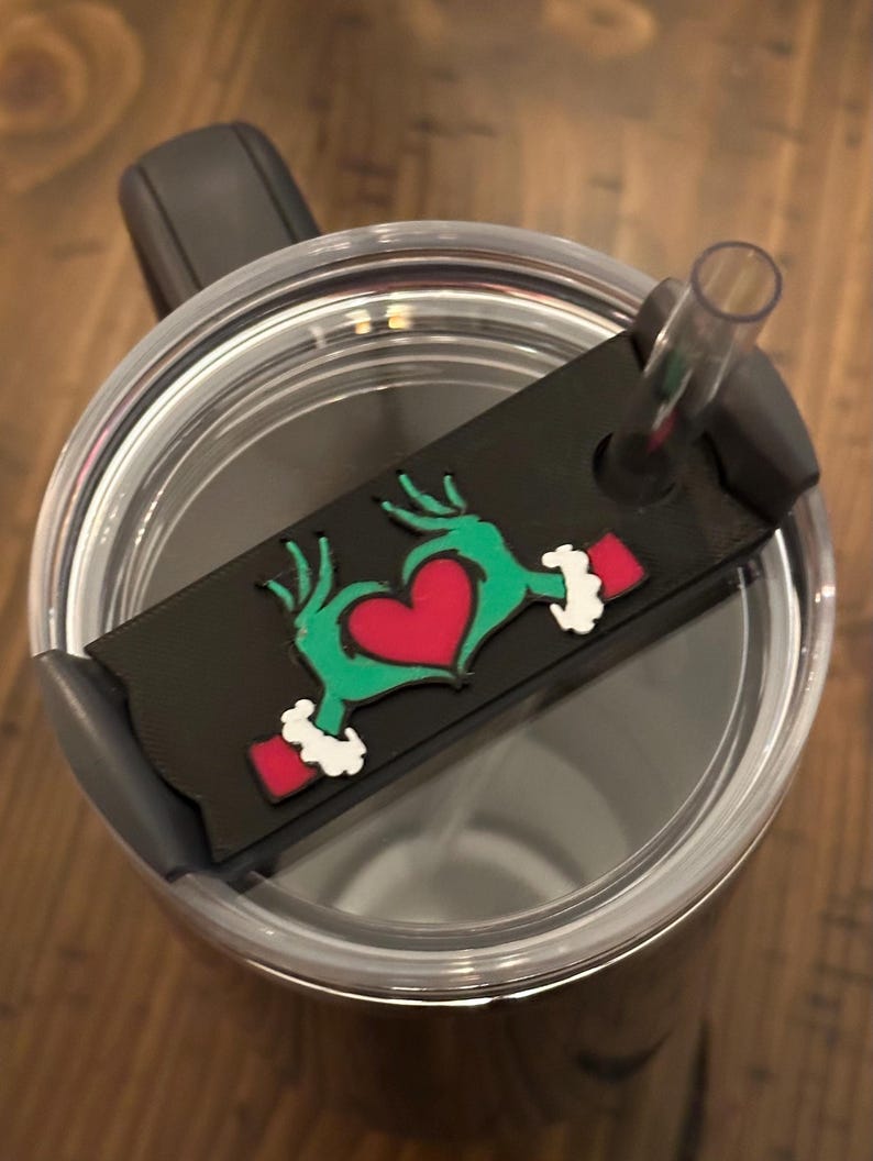 Grinch Straw Slide and Lid Topper Set for Stanley 40oz Tumbler - Etsy