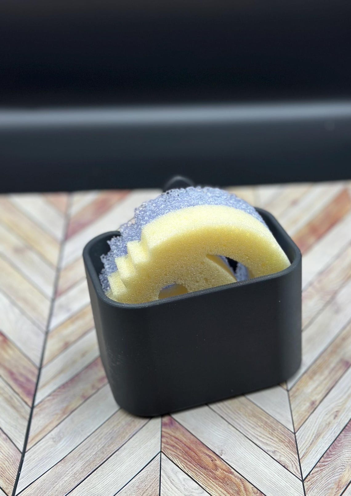 Modern Curved Sponge Holder: 3D Printed Kitchen Sink Organizer - Etsy