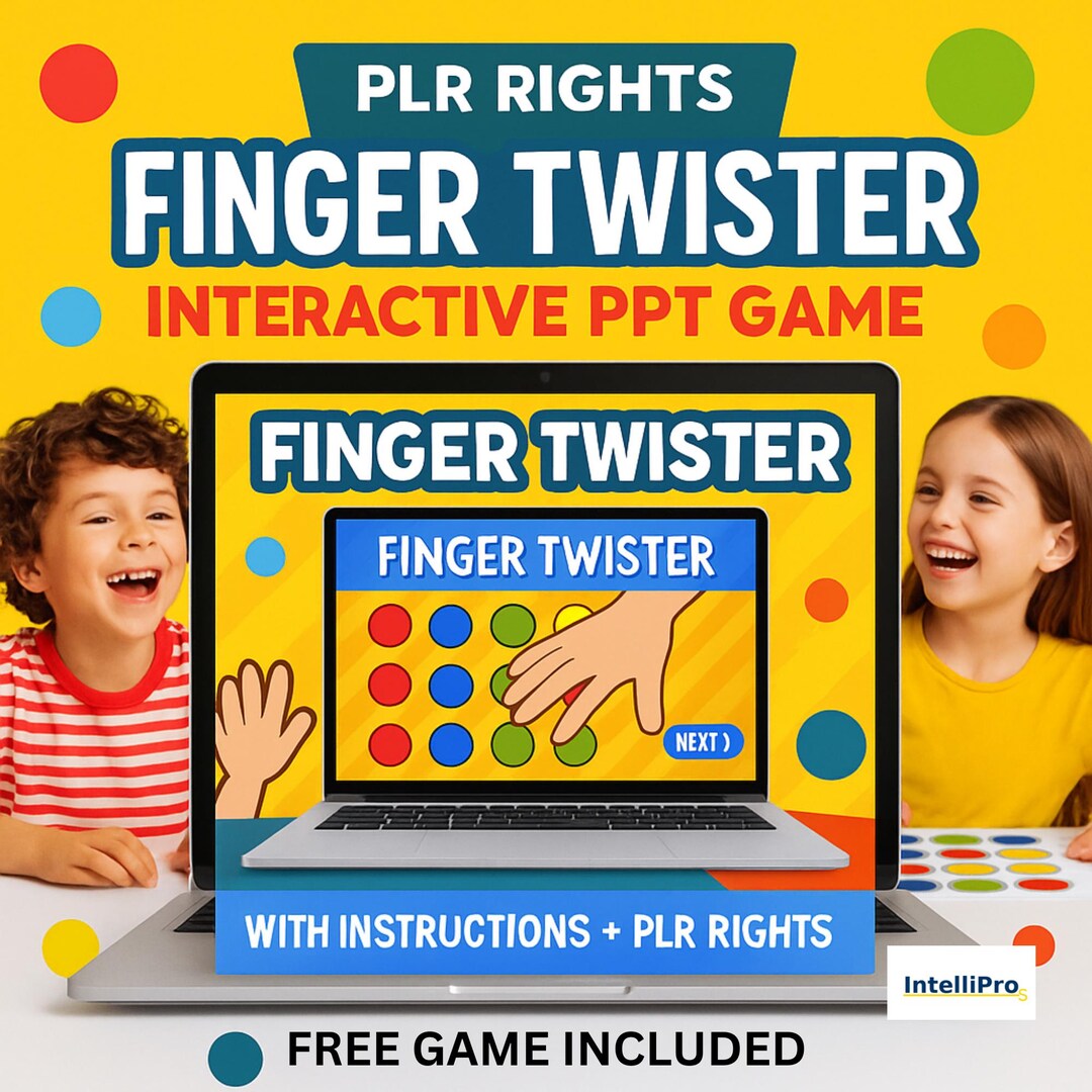 Finger Twister Interactive PPT Game With Instructions | Fun Educational ...