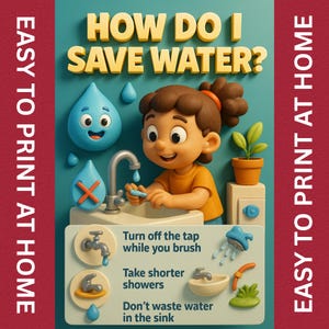 10 Environment 3D Educational Posters for Kids Set 2 | Nature & Eco ...