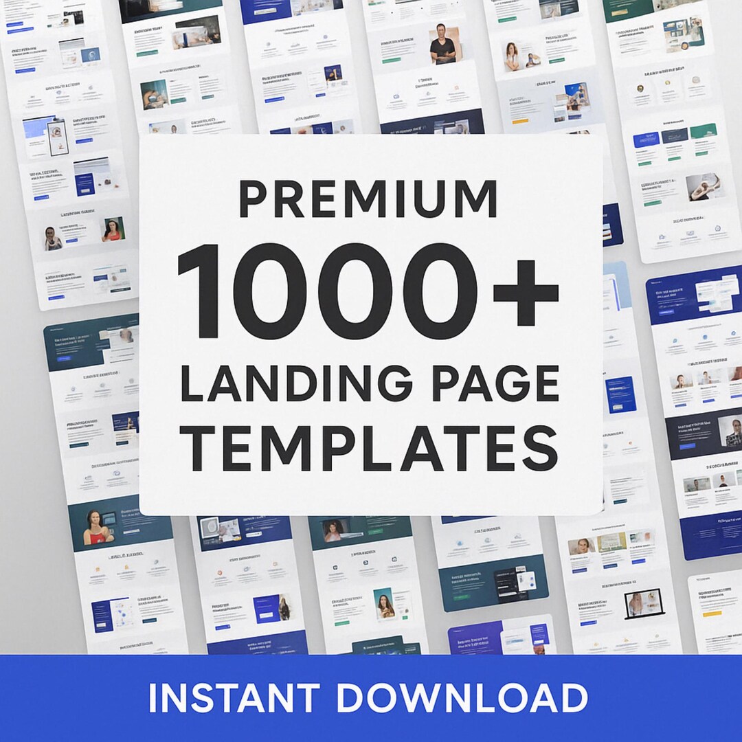 1000+ Landing Page Templates: Web & Funnel Design Kit (canva, Figma ...