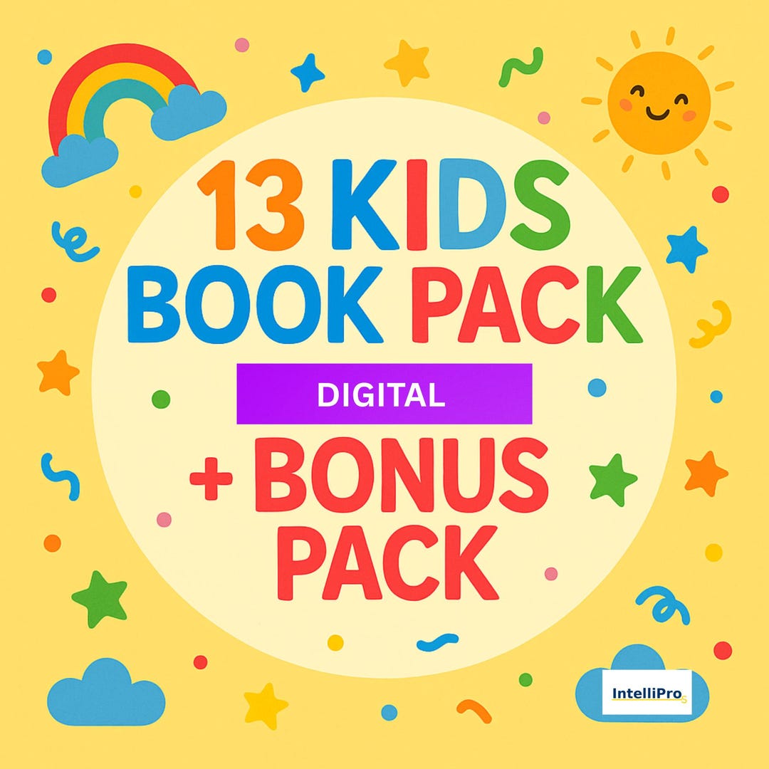 Kids Story Book Bundle: 23 Printable Children's Books (PDF Download ...