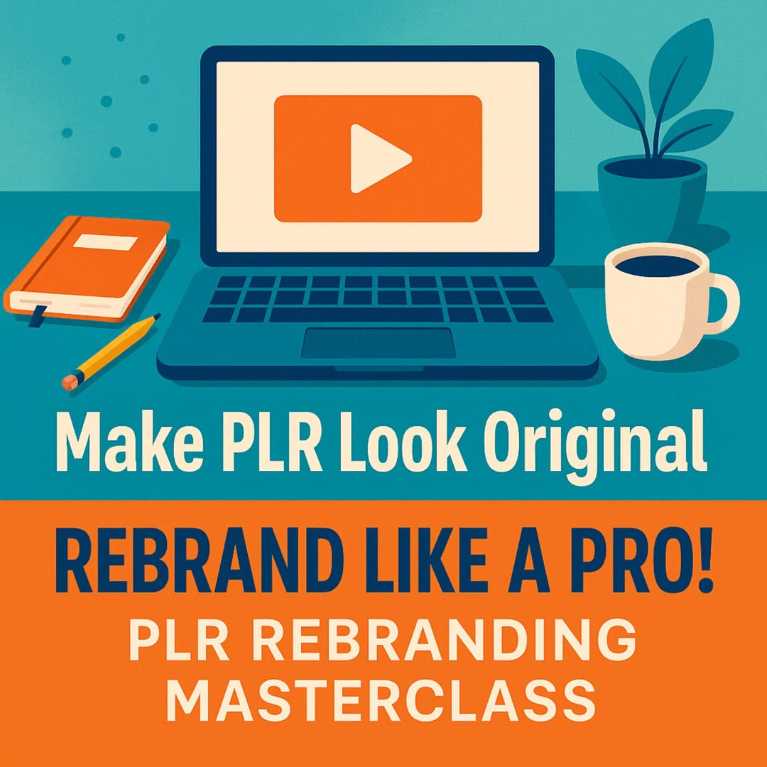 PLR Rebranding Masterclass | 5 Video Tutorials | Rebrand Copy, Graphics ...