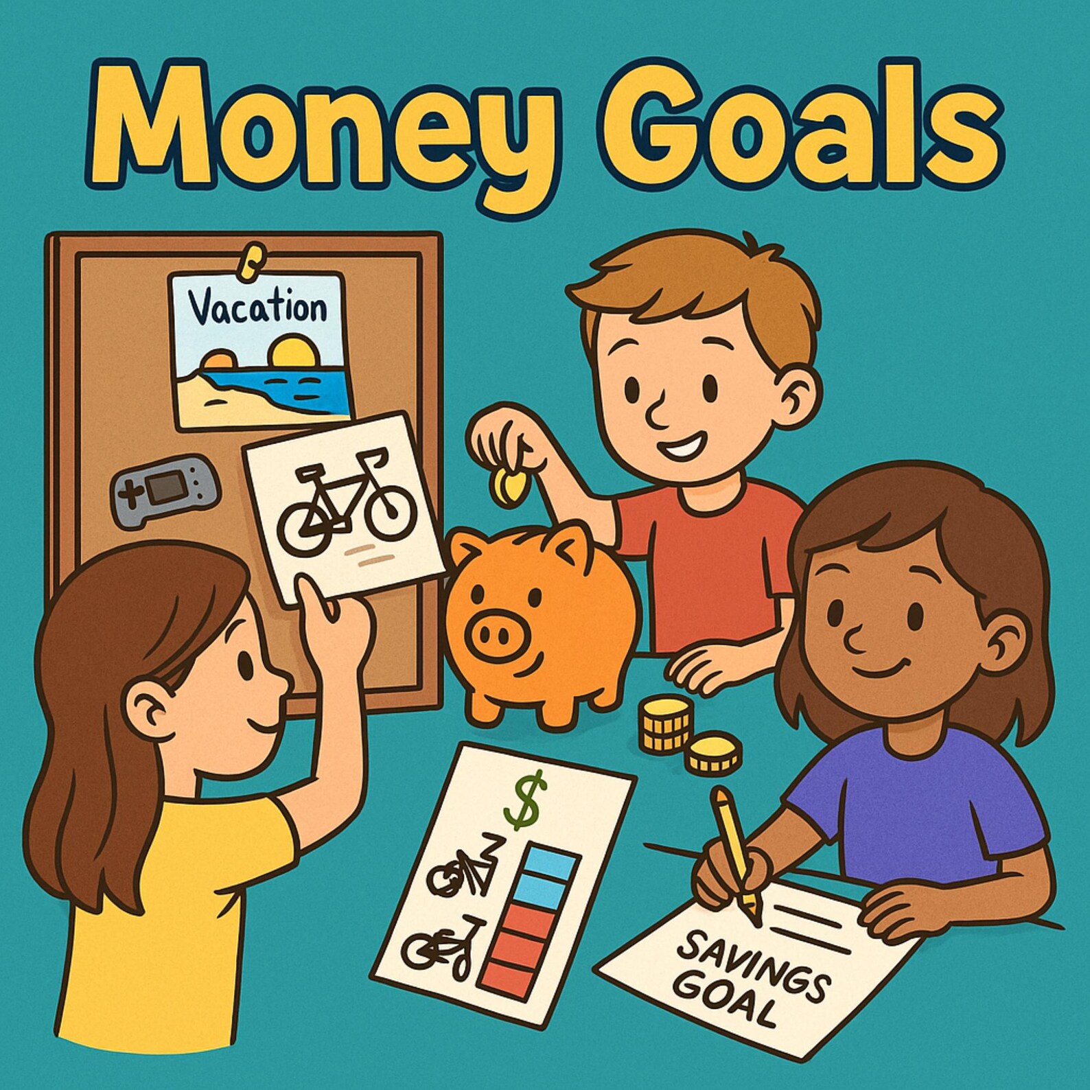 Financial Literacy for Kids Ebook | Fun Money Lessons | Budgeting ...