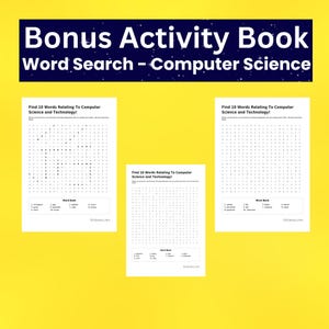 Computer Science & Technology for Kids – Educational PDF Activity Book ...