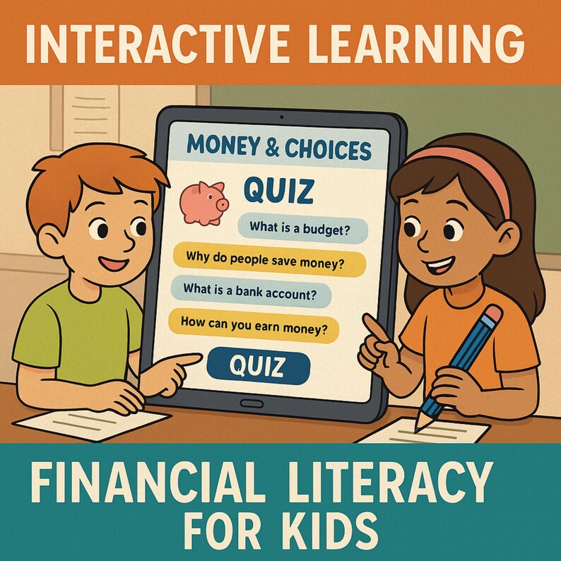 Financial Literacy for Kids Ebook | Fun Money Lessons | Budgeting ...