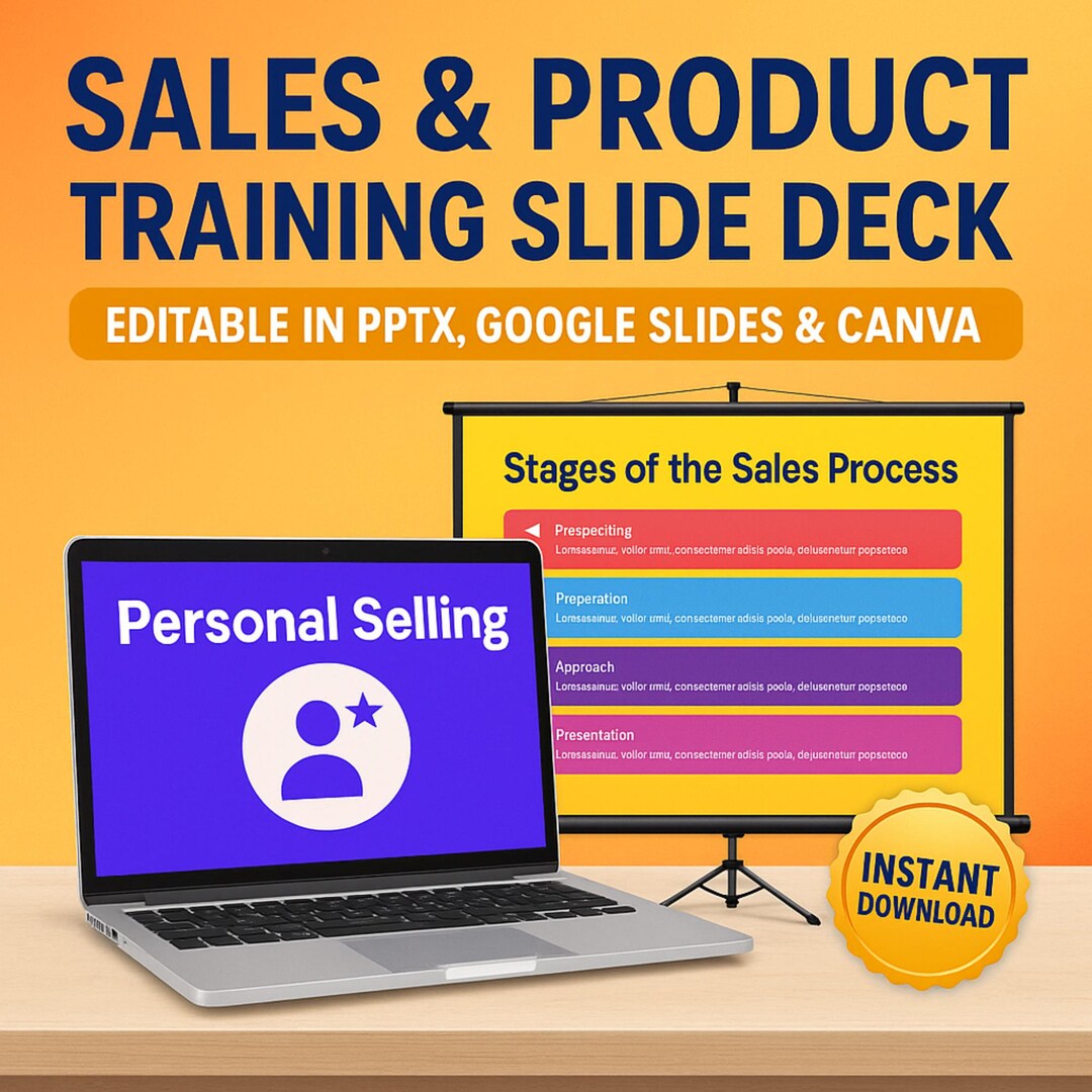 Sales & Product Training Slide Deck – Editable Templates in PPTX ...