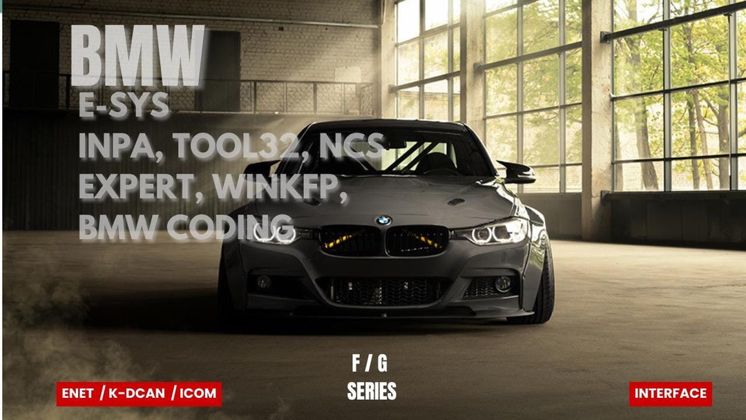 MEGAPACK All Versions of E-sys, E-sys, E,F,G Series, Inpa, Tool32, NCS Expert, BMW Coding ...