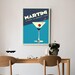 Retro Martini Cocktail Print - Etsy
