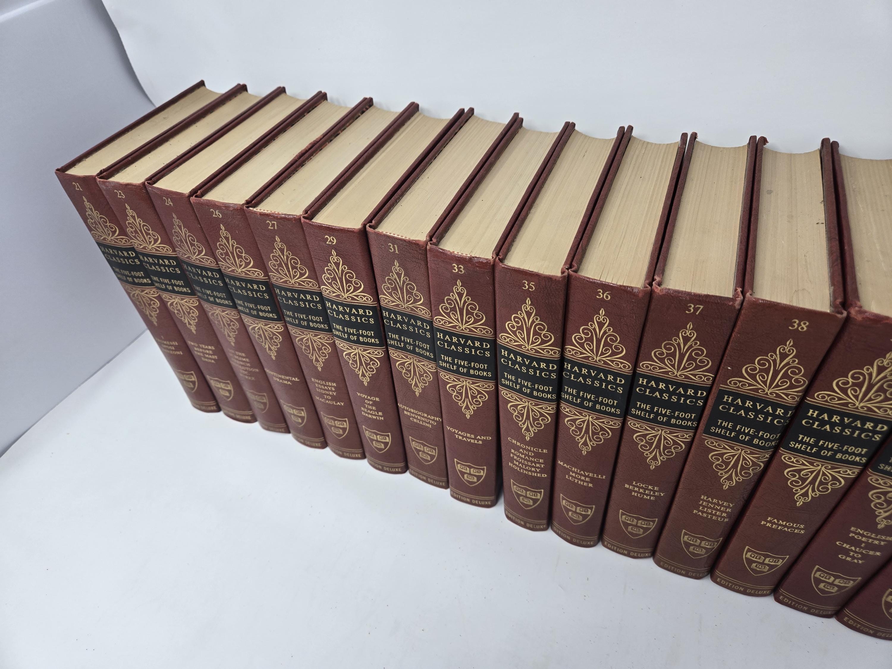 Harvard Classics Red Leather Registered Edition - Etsy