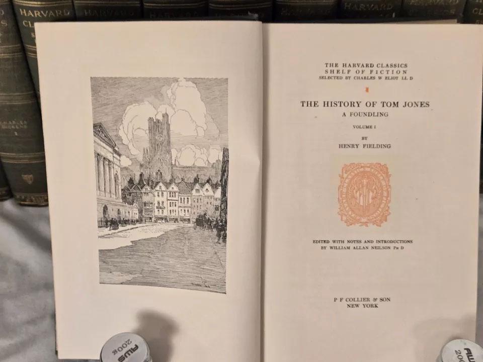 Harvard Classics Full Set With Shelf of Fiction Full Set - Etsy