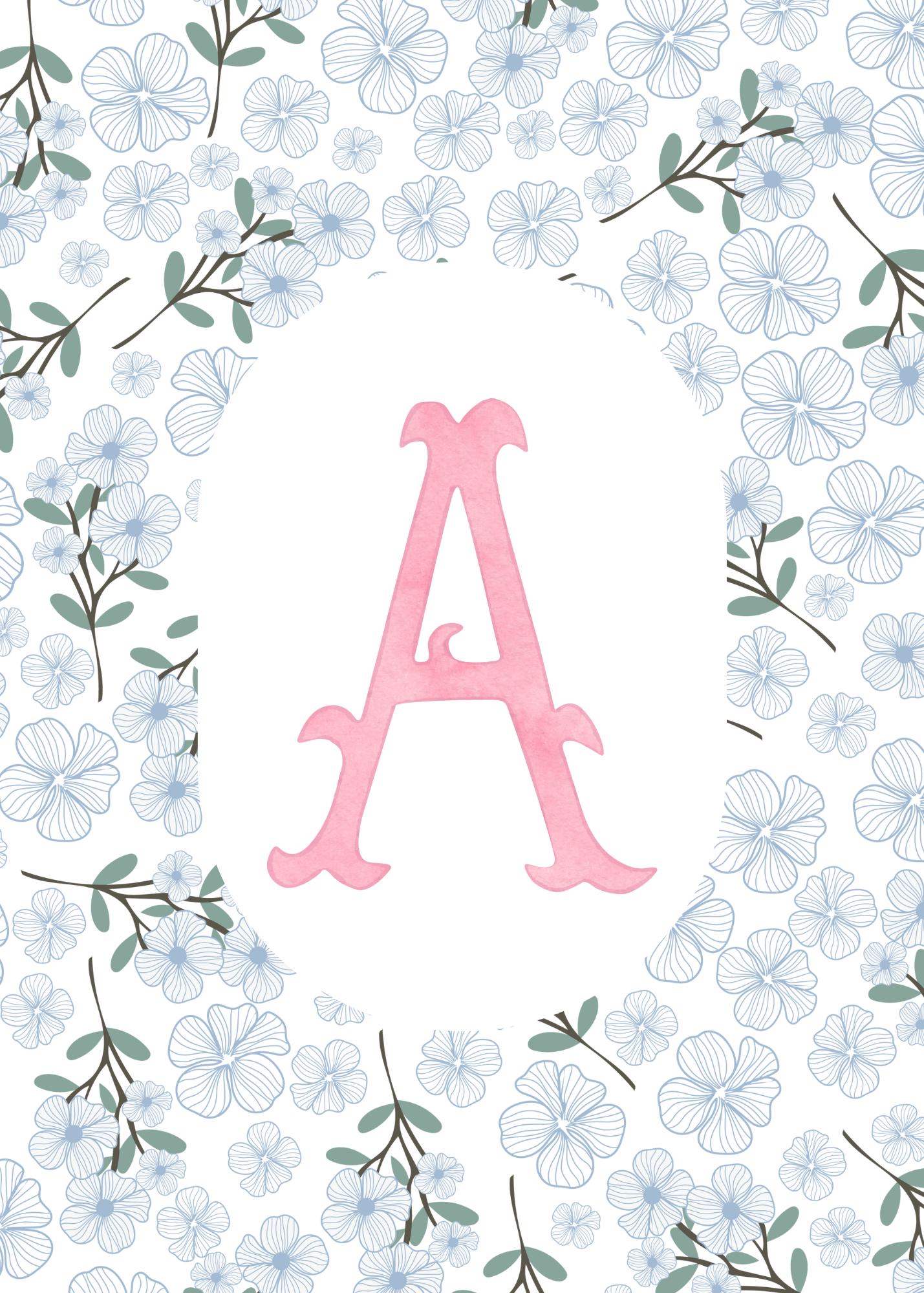 Personalized Floral Print - Etsy