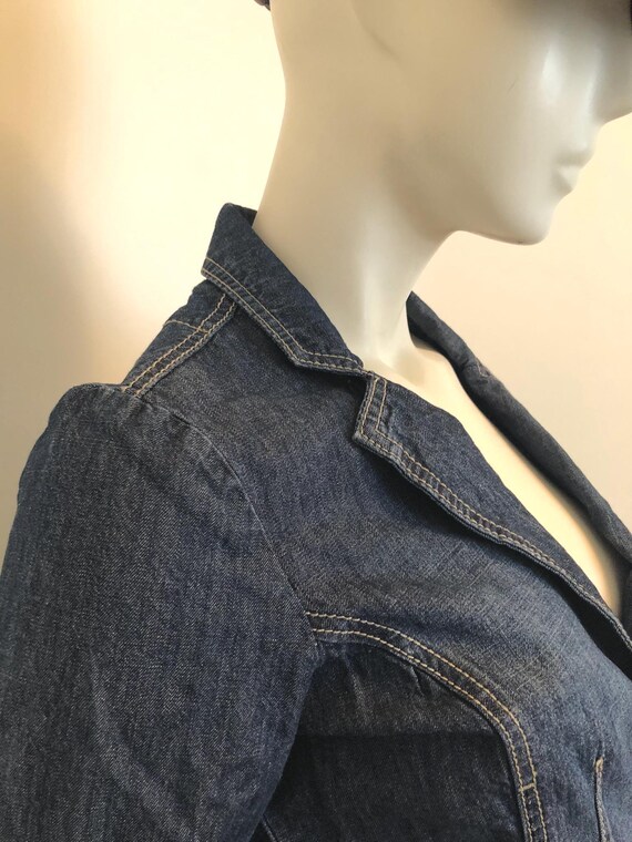 VINTAGE SMART SET denim crop jacket - Gem