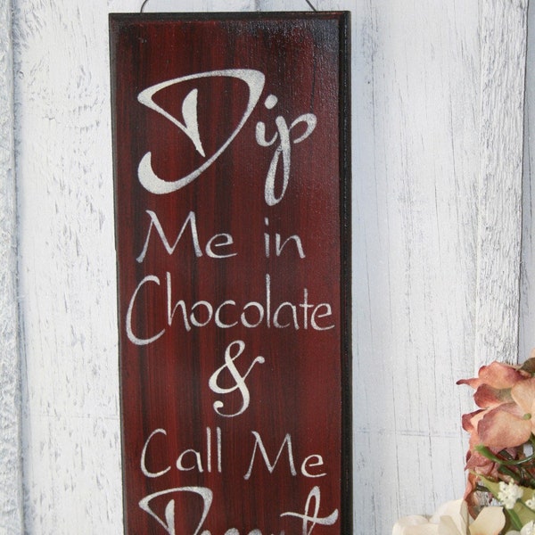 Chocolate Sign - Etsy