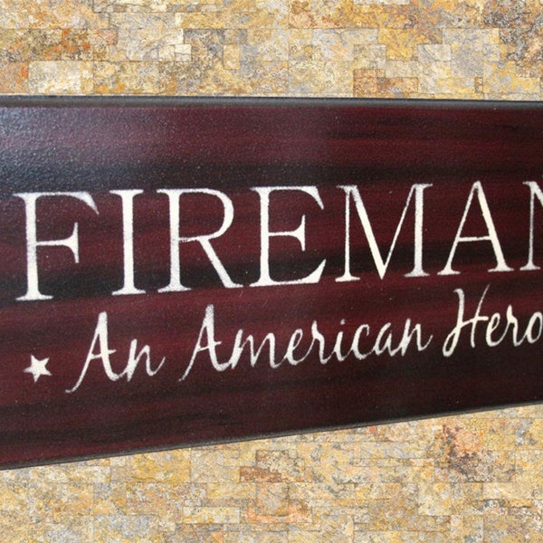 Wood Firehouse Sign - Etsy
