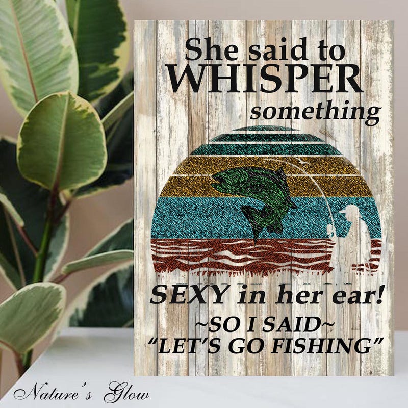 Funny Fishing Signs - Etsy