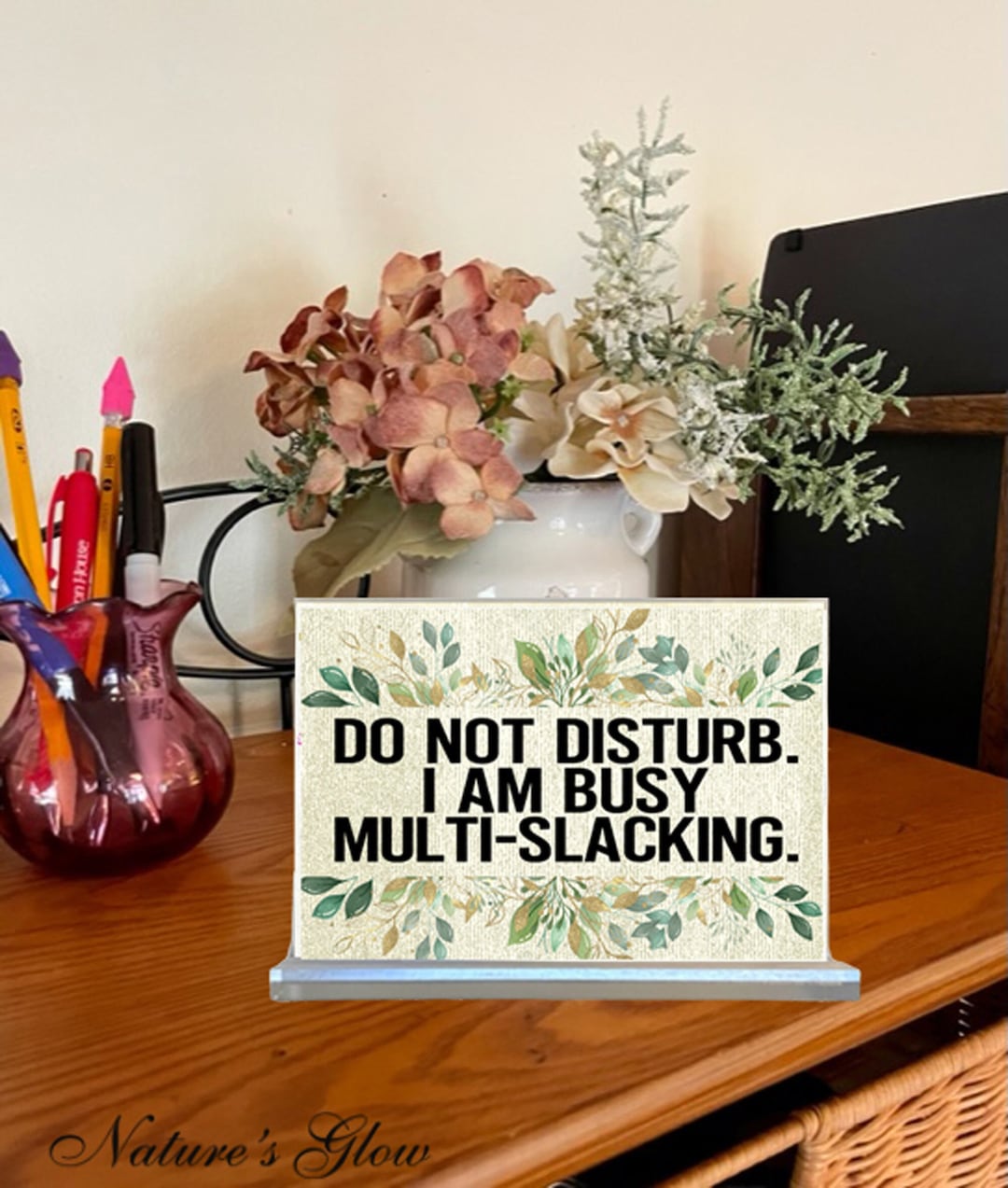 Do Not Disturb Sign, Funny Signs for Work and Home Office, Sarcastic ...