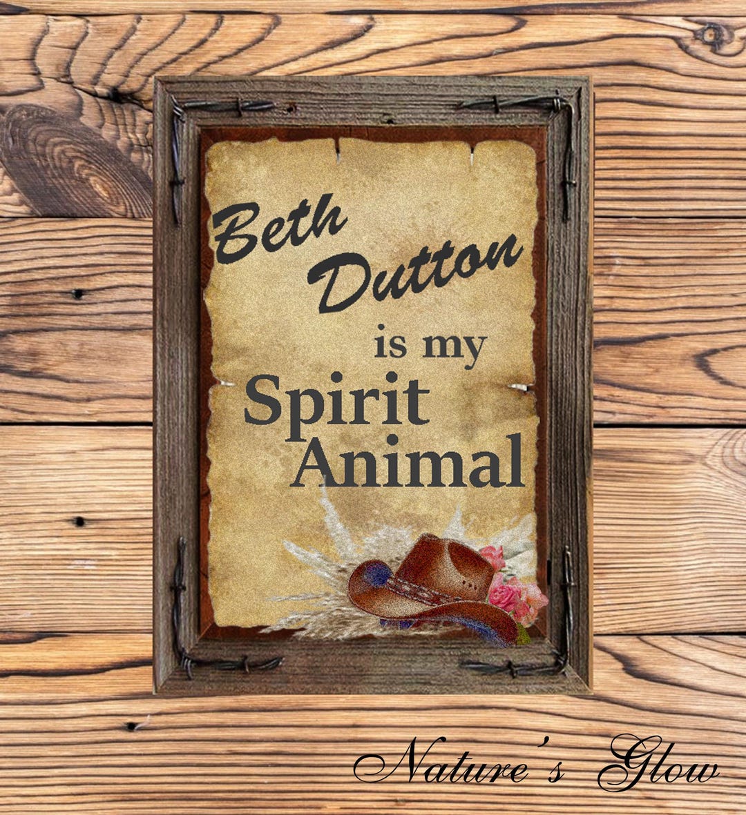 BETH is My Spirit Animal Art Print, Perfect Gift for Yellowstone and ...