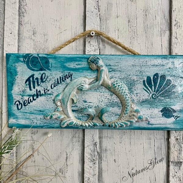 The Beach is Calling Sign - Etsy